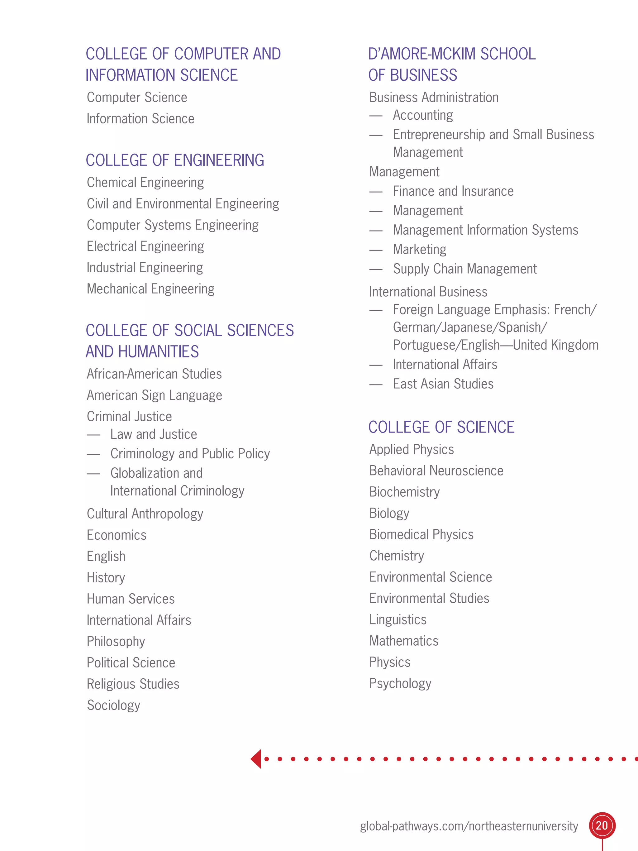 Global pathways northeastern-brochure by Study Metro | PDF