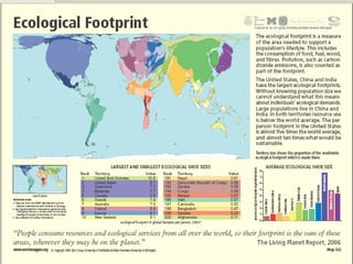 Global pattern for ecological footprint | PPT | Environment | Science