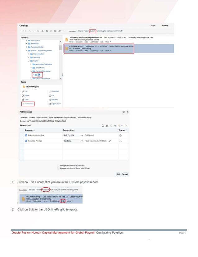 Global_Payroll_Configuring_Payslips.pdf | Business Accounting & Finance ...