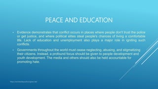 Global peace and its benefits | PPT