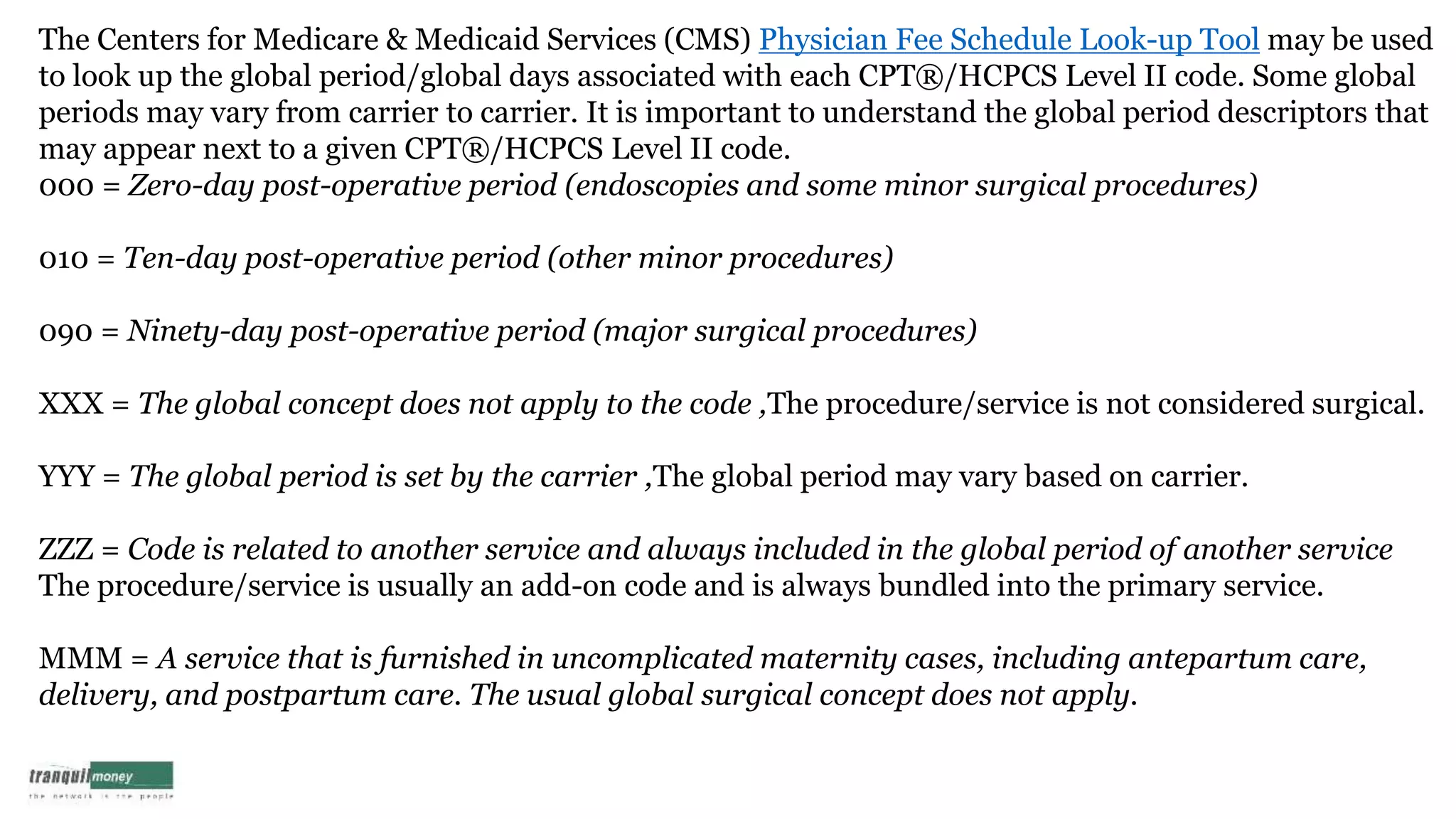 Global period coding | PPTX