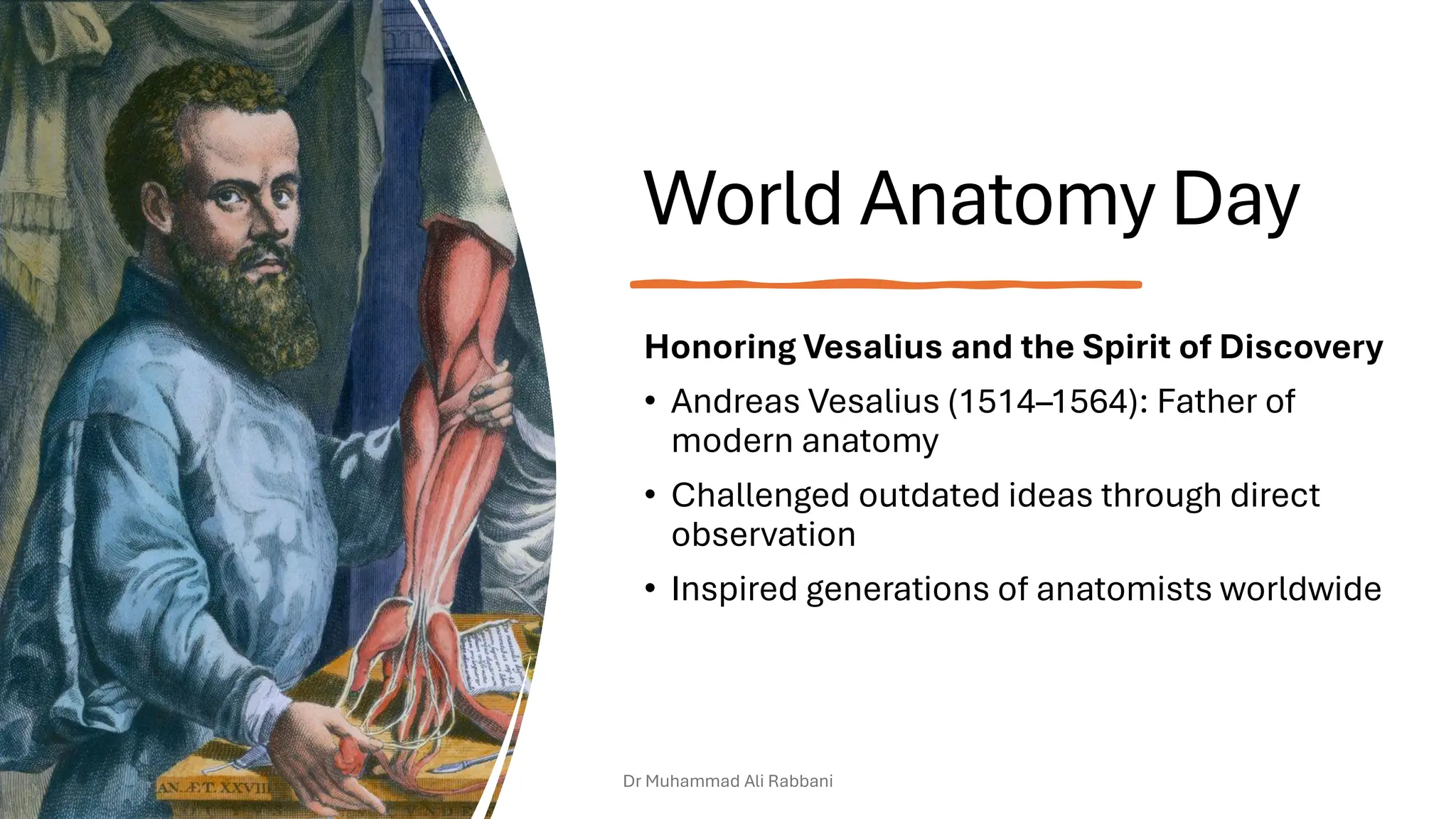 Global Perspectives of Anatomy - Dr Muhammad Ali Rabbani | PDF
