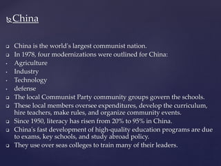 Global perspectives of curriculum development | PPTX