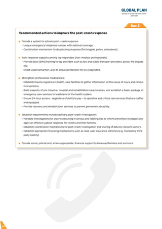 Global Plan for Road Safety ( 2021-2030) | PDF