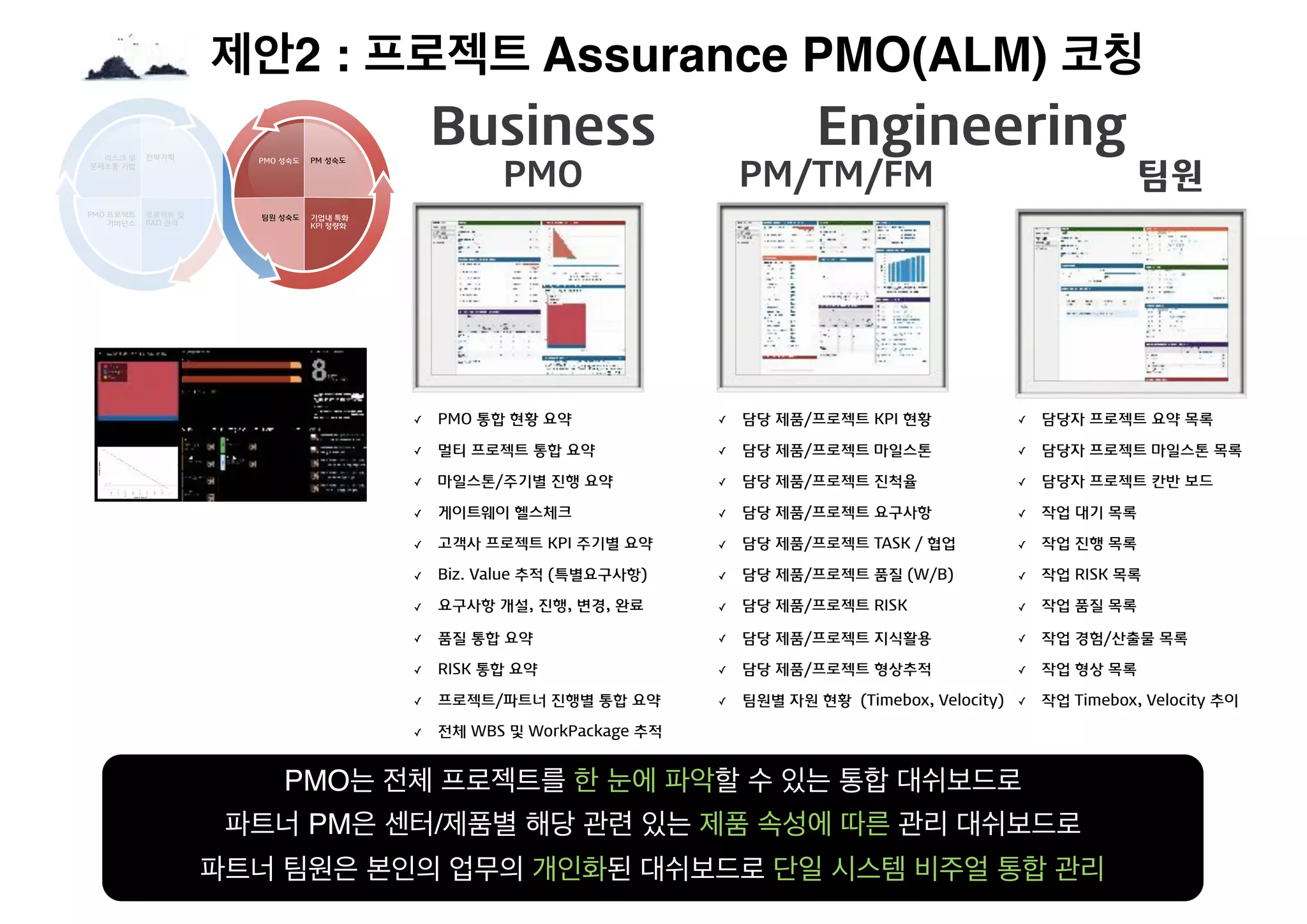 Visual PMO / ALM 소개서 | PPT