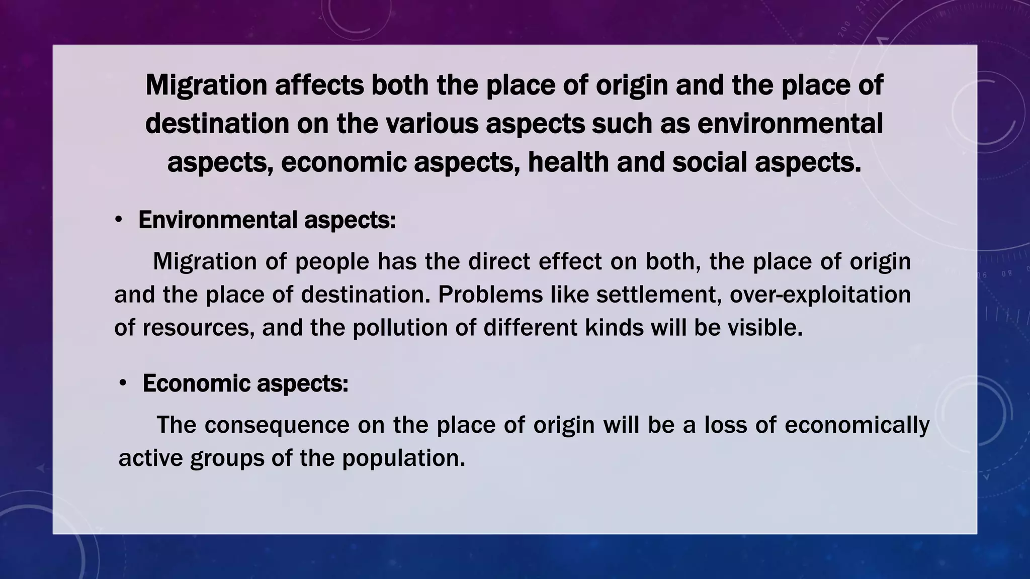 Global Population and Mobility | PPTX