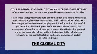 Global Population and Mobility | PPTX