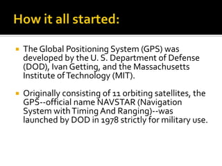 Global positioning system | PPTX