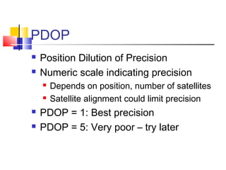 Global positioning system | PPT
