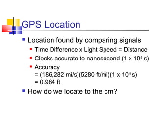 Global positioning system | PPT
