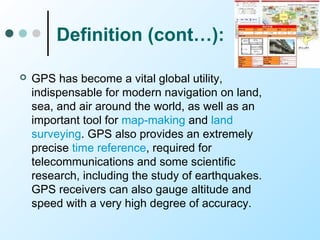Global positioning system | PPT