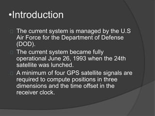 Global Positioning System | PPTX