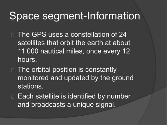 Global Positioning System | PPTX