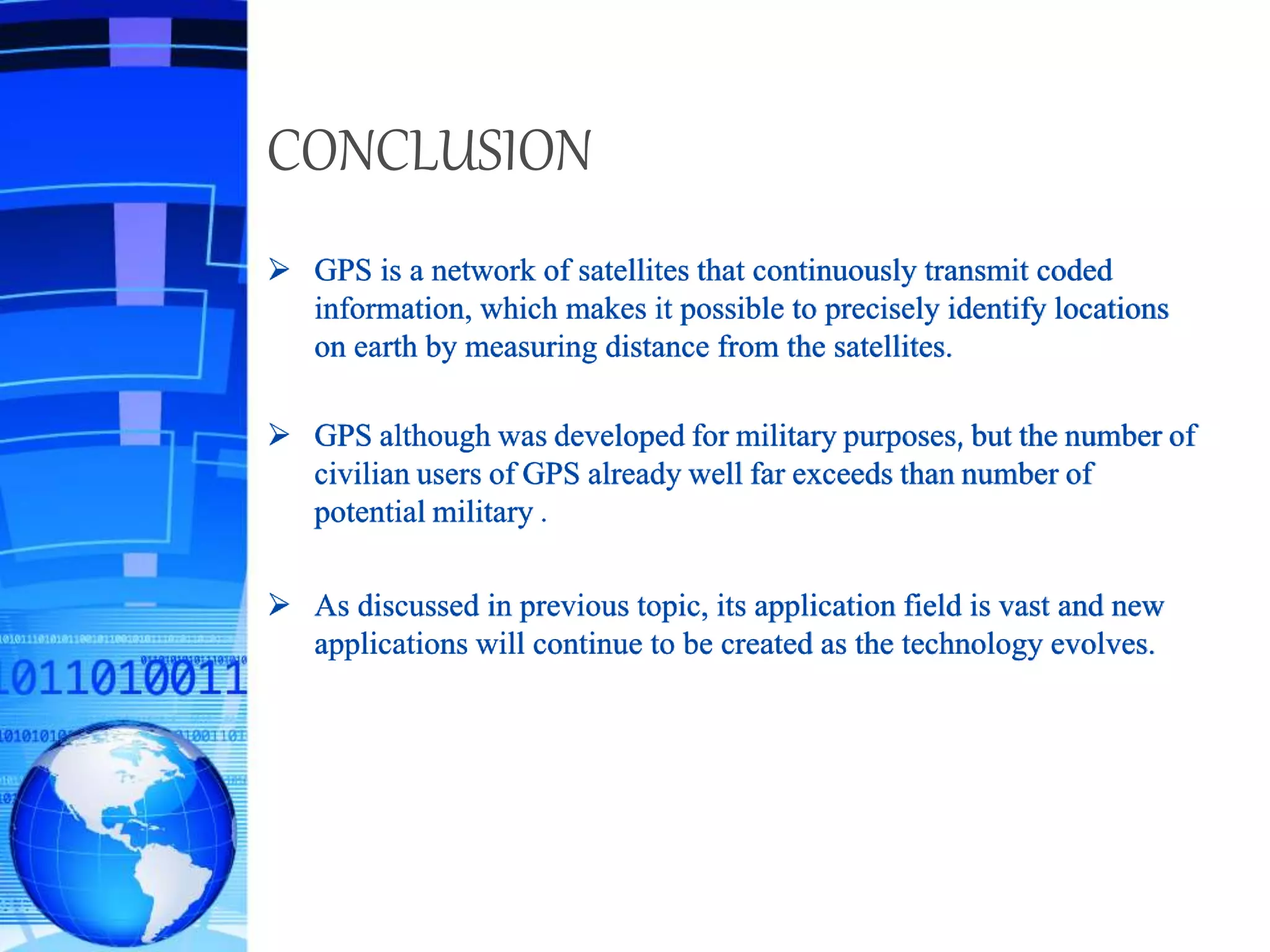 Global positioning system(GPS) | PPTX