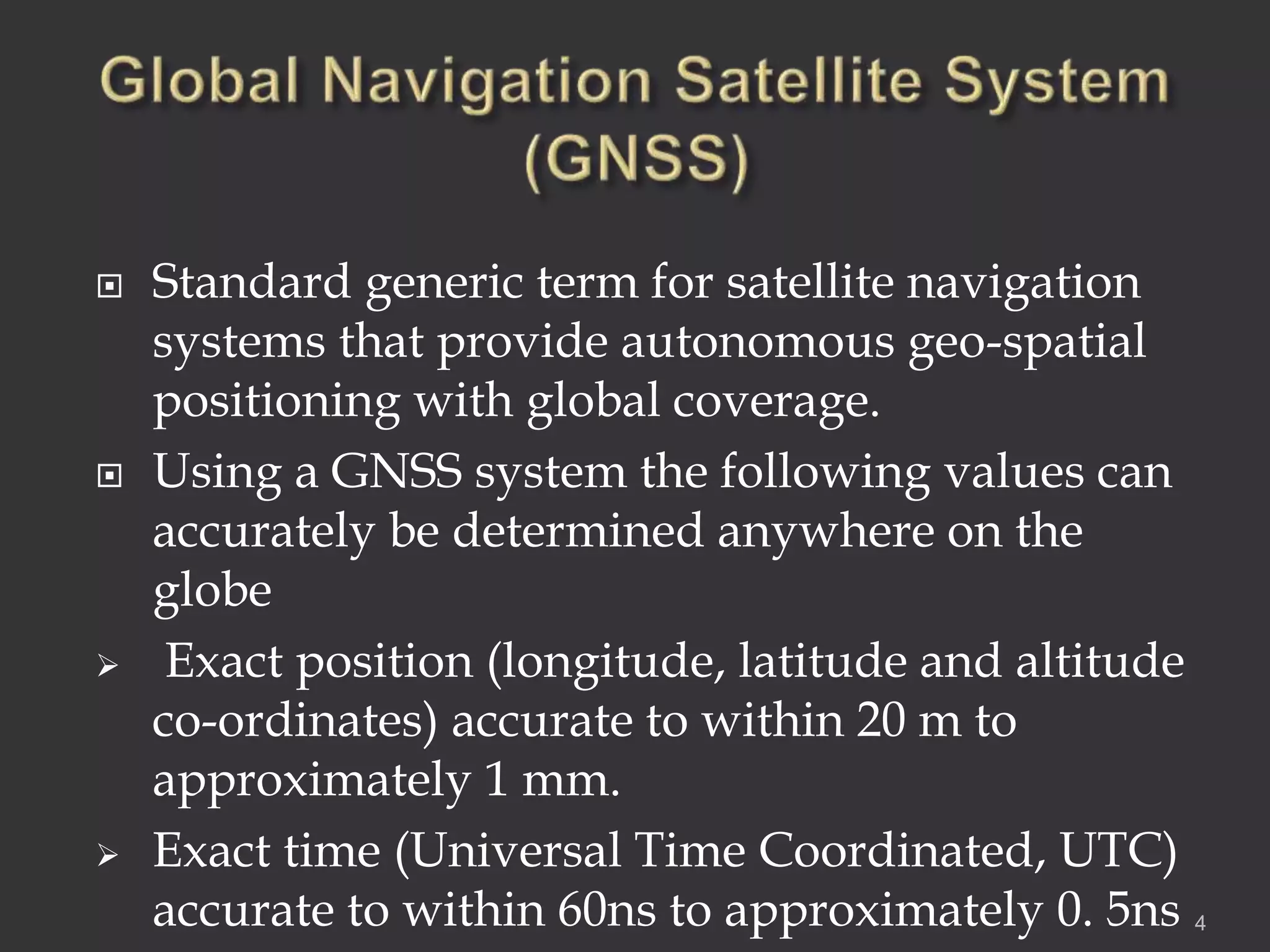 Global positioning system | PPT