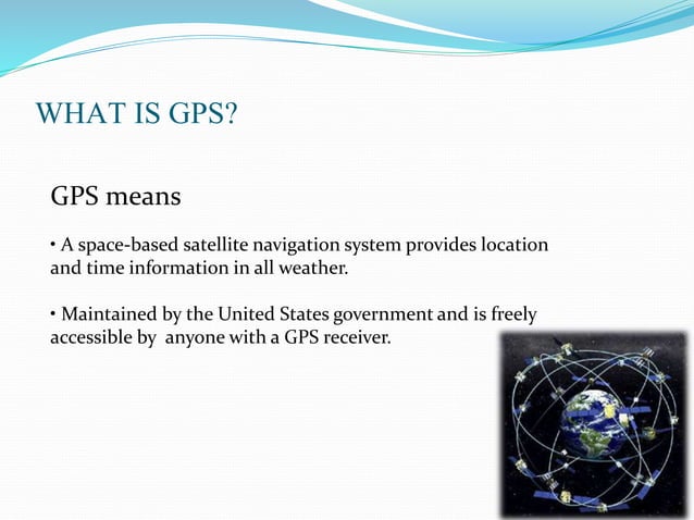 Global positioning system (GPS) | PPTX