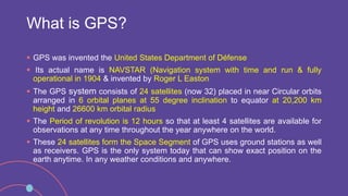 Global positioning system | PPT