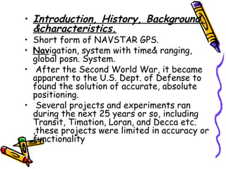 Global positioning system 1 | PPT