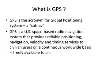 Global positioning system by abhiram | PPT