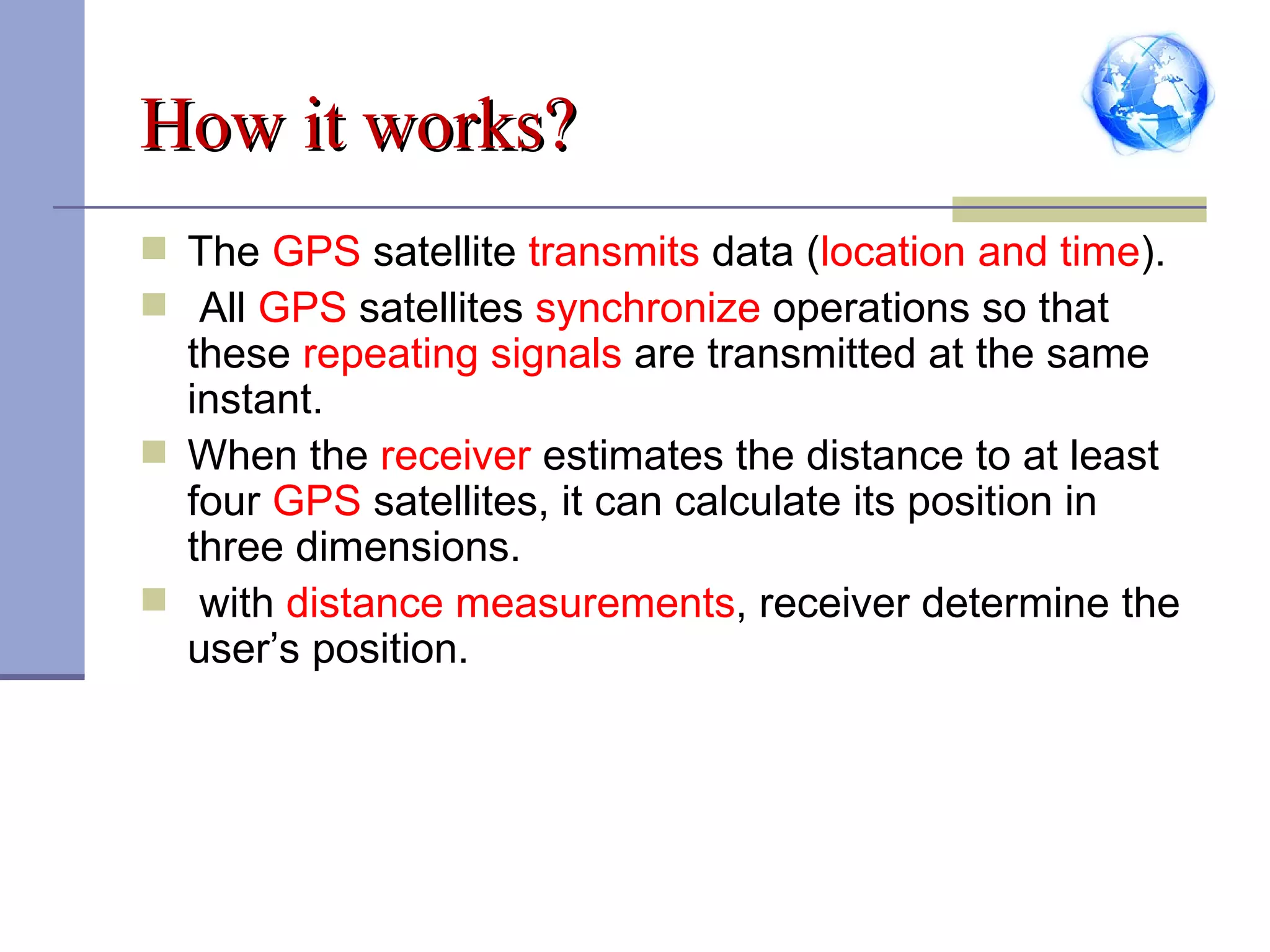 Global positioning system (gps) | PPT