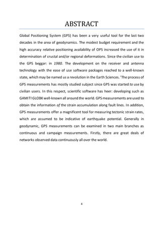 Global positioning system(gps) | DOCX