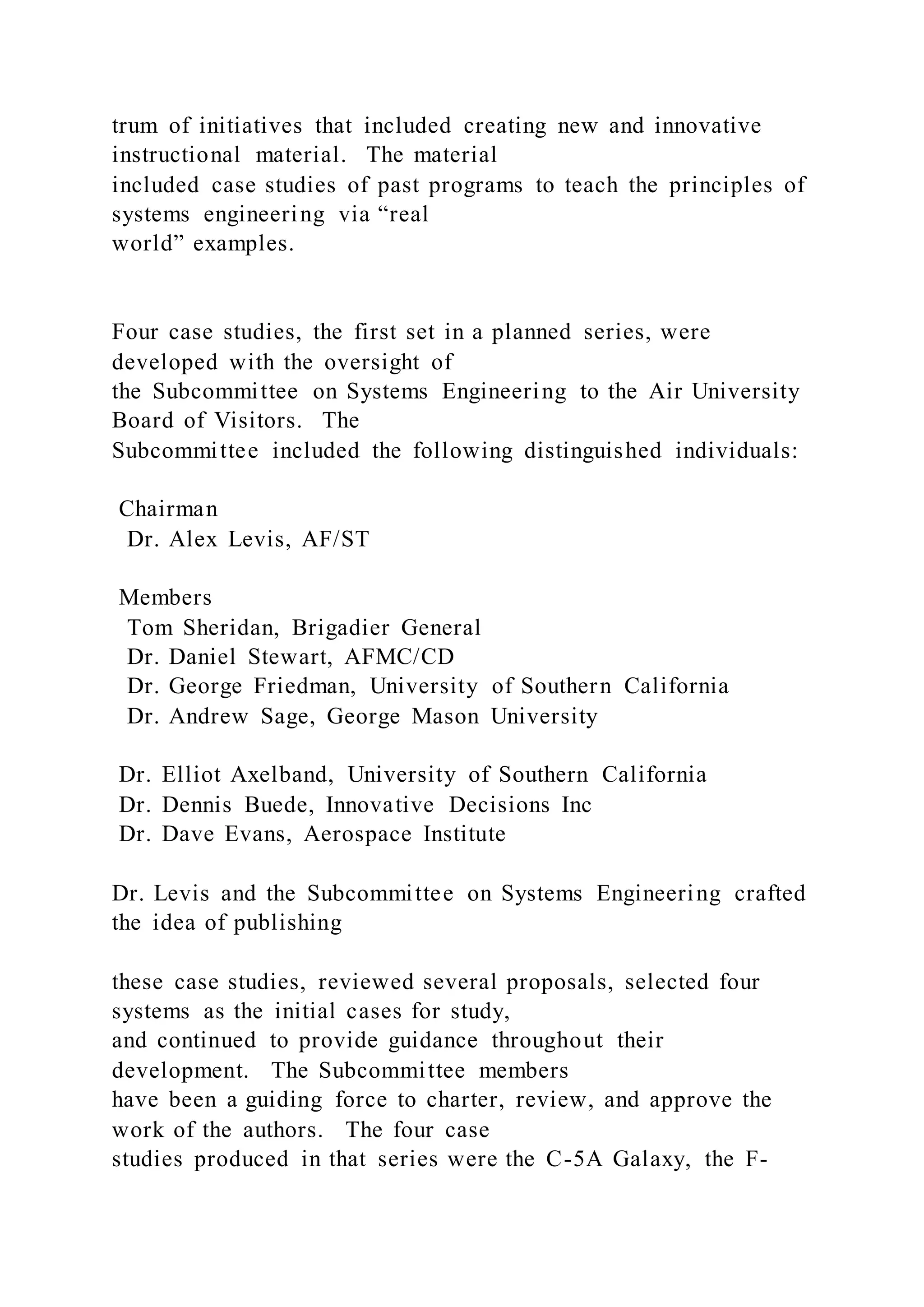 GLOBAL POSITIONING SYSTEM SYSTEMS ENGINEERING CASE S | PDF