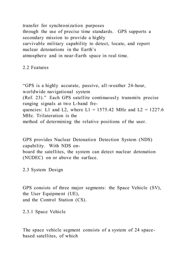 GLOBAL POSITIONING SYSTEM SYSTEMS ENGINEERING CASE S | PDF