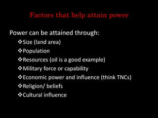 Global power introduction | PPTX