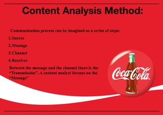 Global presence: Coca-Cola. | PDF