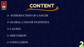Global Prevalence of Cancer, Cancer, Impact Of Cancer On Global | PPTX
