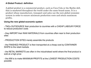 Global product presentation barbie | PPT