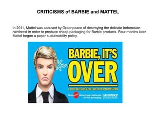 Global product presentation barbie | PPT