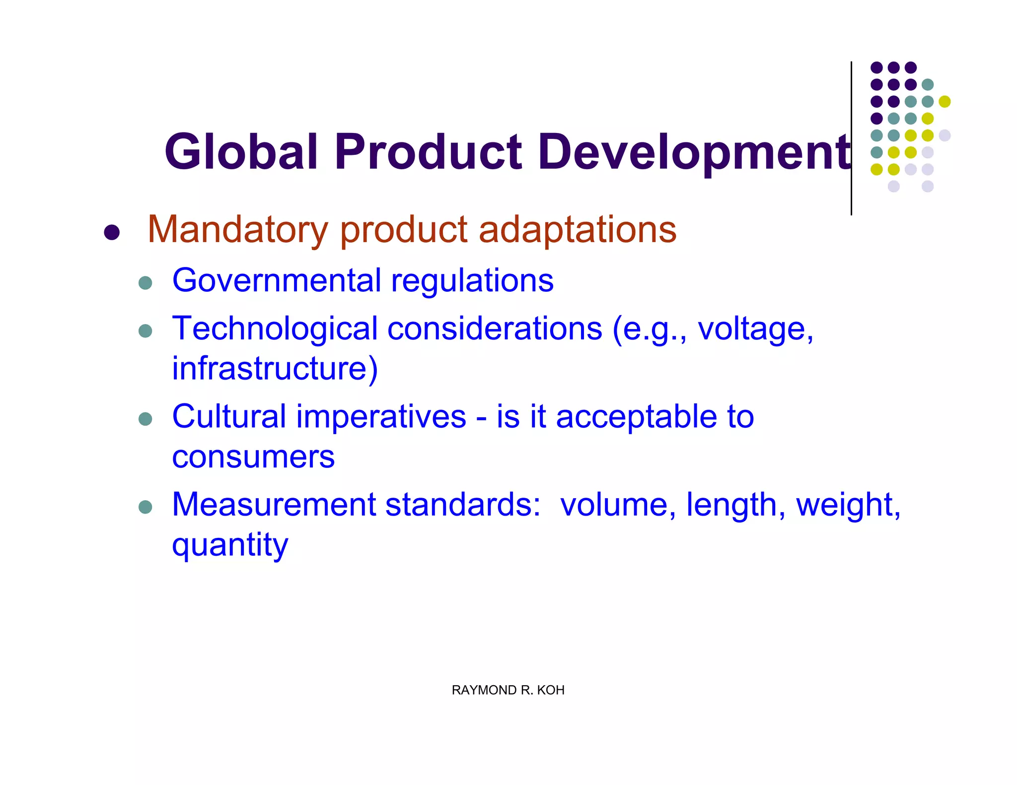 Global Product Strategies | PDF