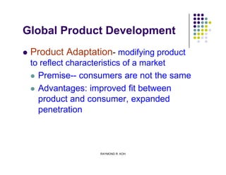 Global Product Strategies | PDF