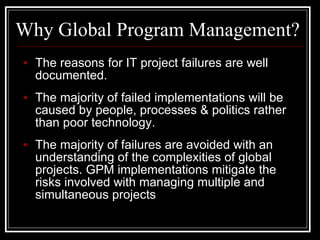 Global Program Management | PPT