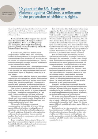 Global progress and delay in ending violence against children | PDF