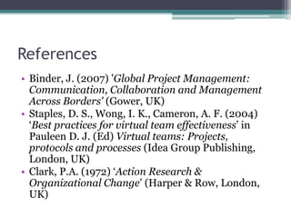 Global project management | PPTX