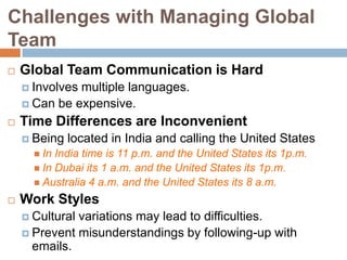 Global project management | PPTX