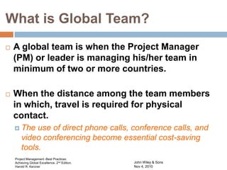 Global project management | PPTX
