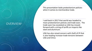 Protectionism and the World Economy | PPTX