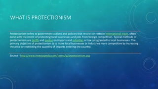 Global Protectionisn | PPT