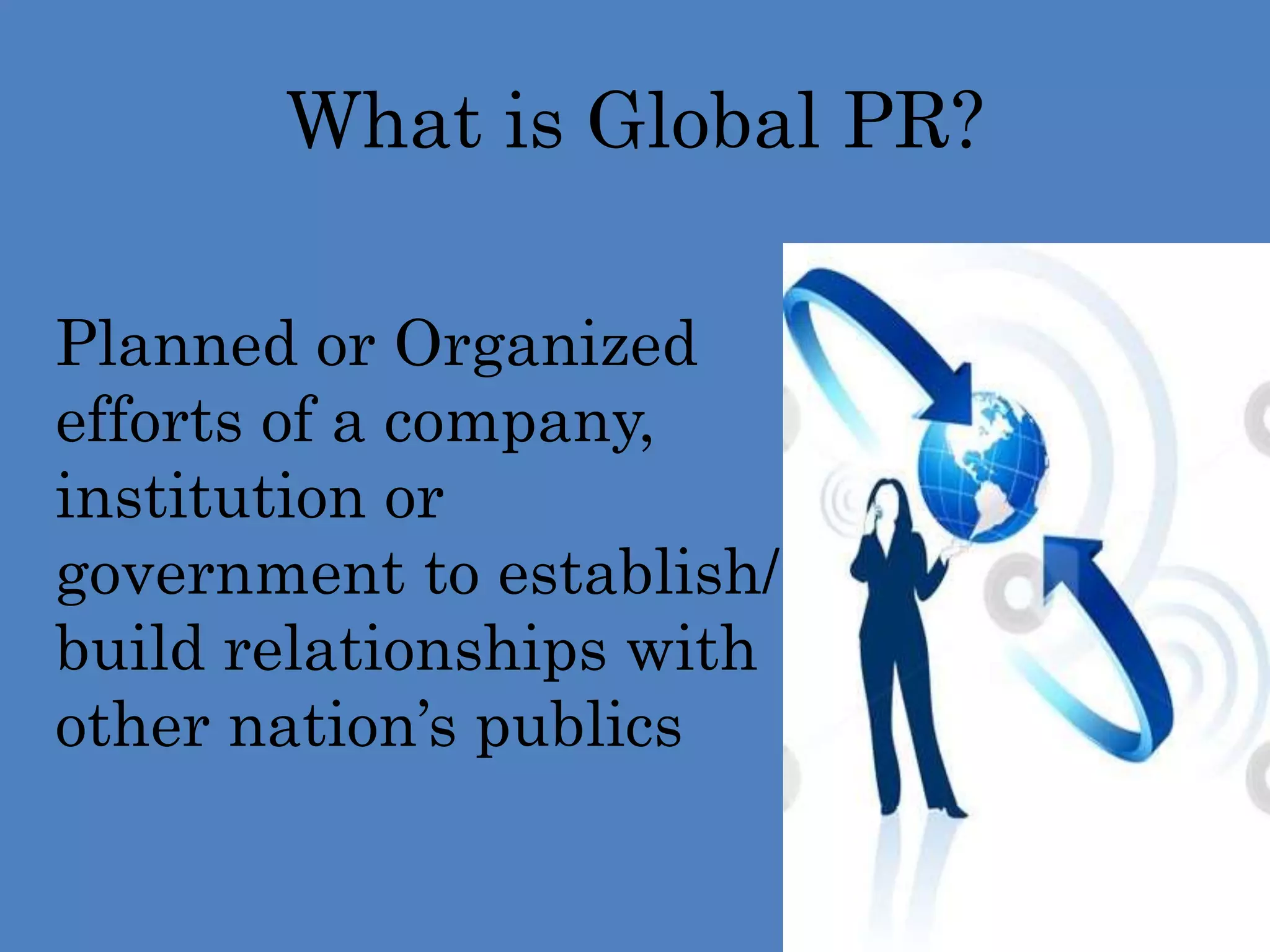 Global public relations | PPTX