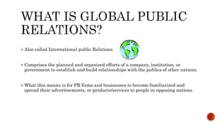 Global public relations daniel morales | PPT