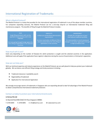 Global reach, file the madrid protocol way... | PDF | Travel