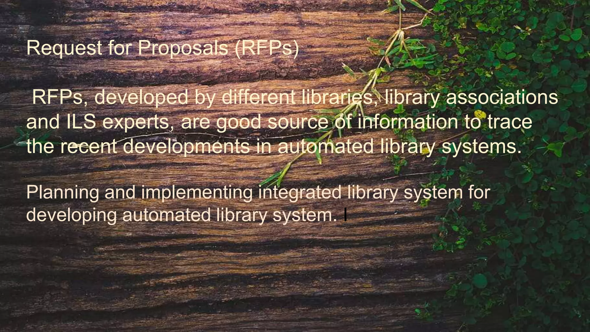 Global recommendations for automated libraries | PPTX | Computer ...