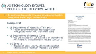 Global Regulatory Landscape for Strong Authentication | PPTX