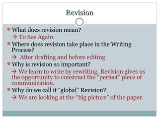 Revision | PPT | College Planning | College Education