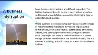 Global risk management issues | PPTX