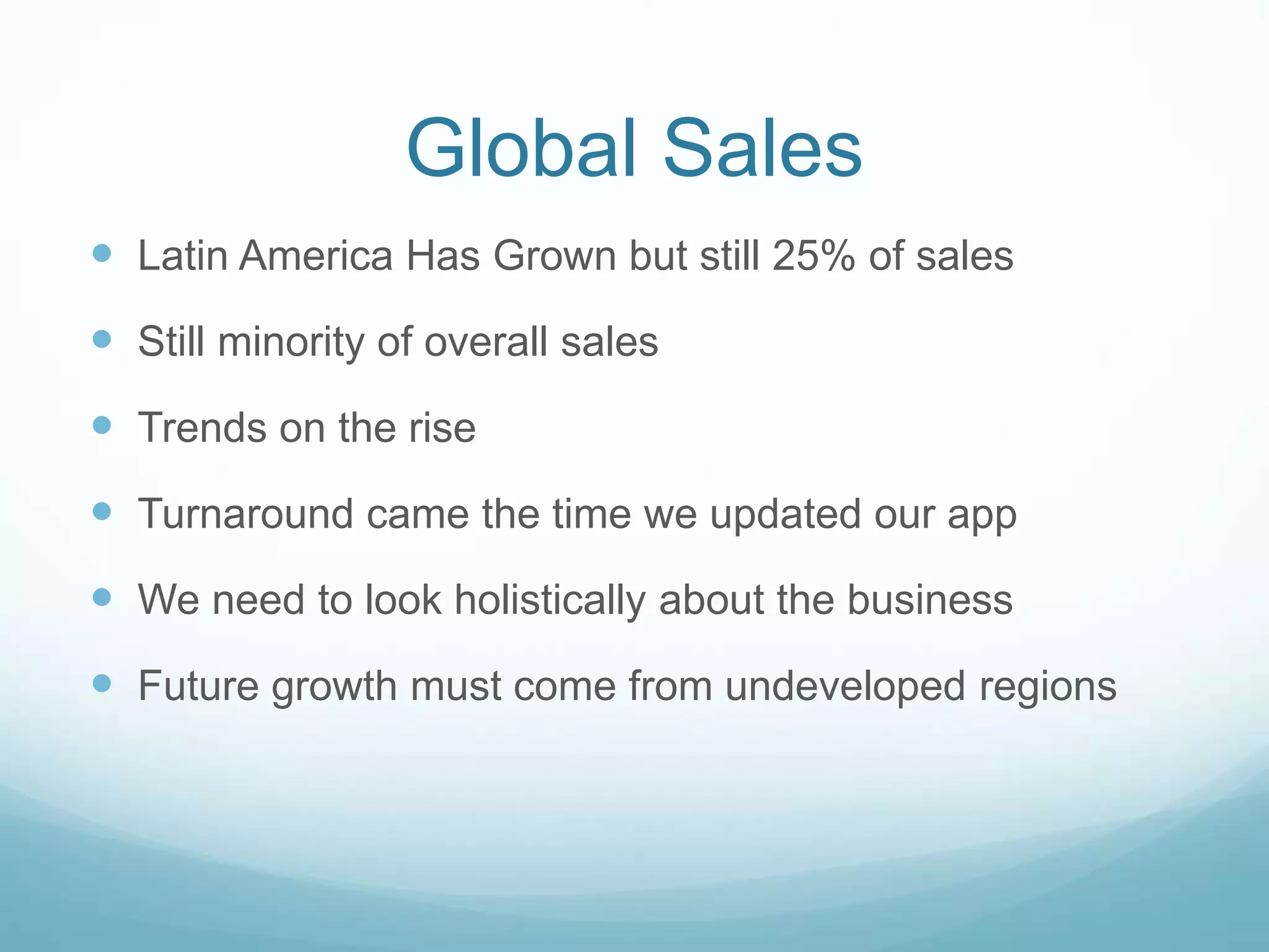 Global sales powerpoint | PPTX