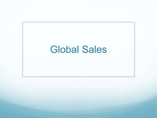 Global sales powerpoint | PPTX